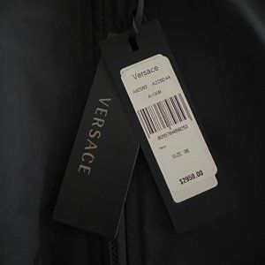 Versace | Jackets & Coats | Versace Medusa Embroidery Bomber Jacket ...